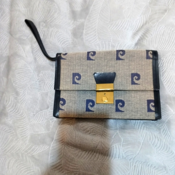 Pierre Cardin | Bags | Vintage Pierre Cardain Signature Wristlet With ...